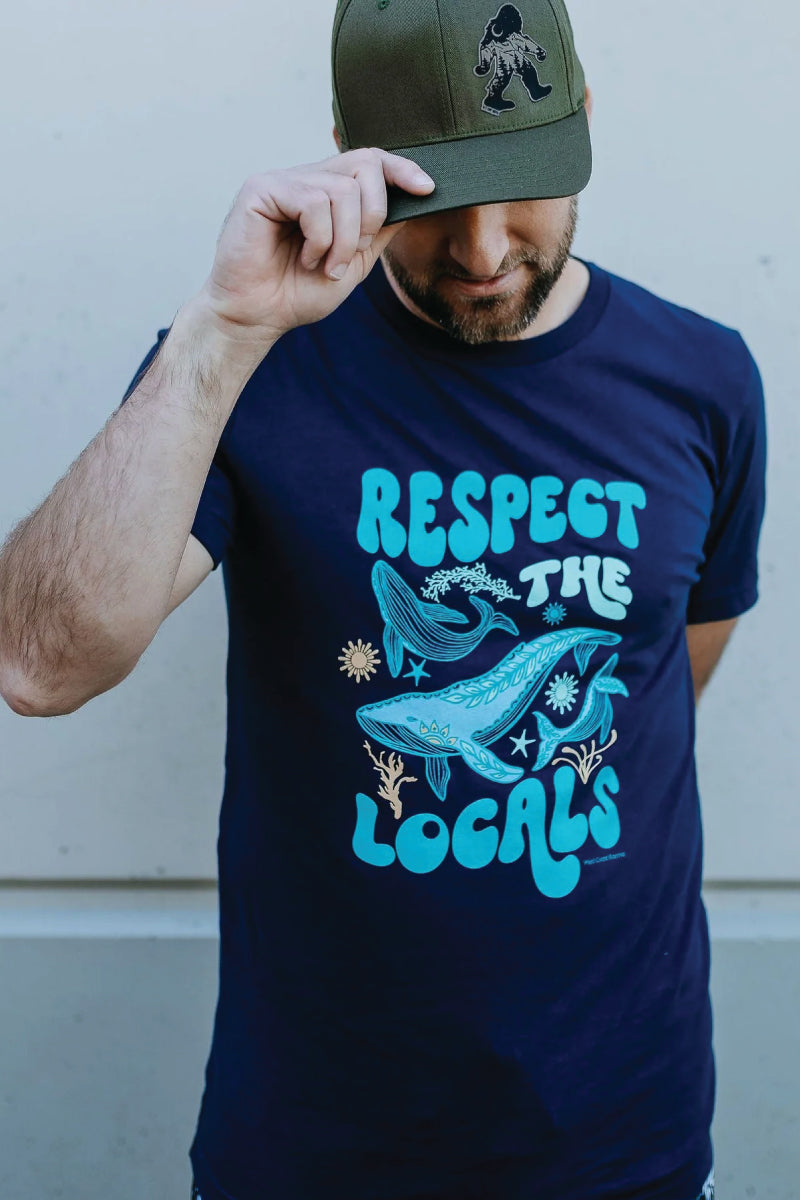 WEST COAST KARMA Men's Respect The Locals Tee | Below The Belt – Below ...