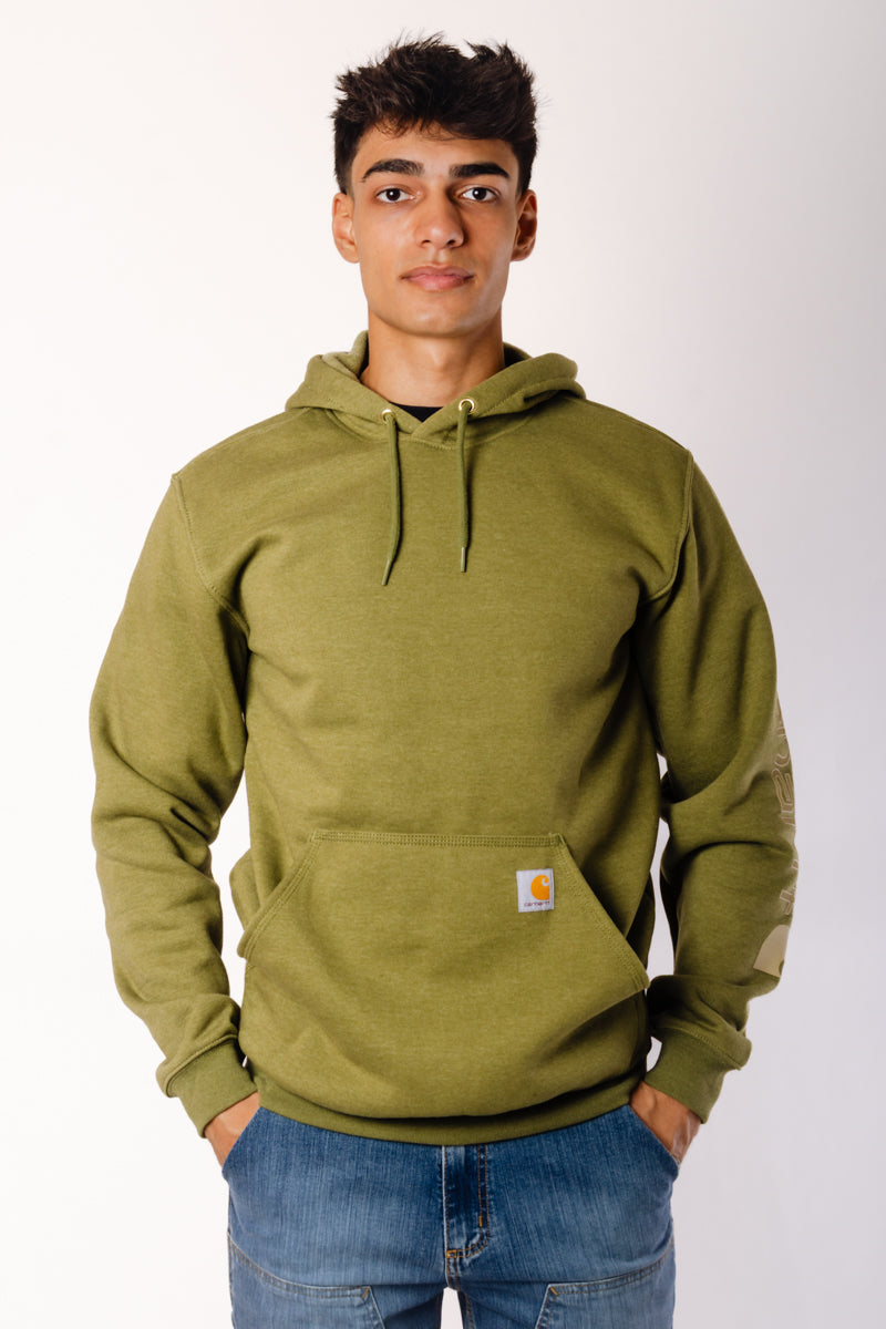 Carhartt Men's Logo Sleeve Hoodie | Below The Belt – Below The Belt Store