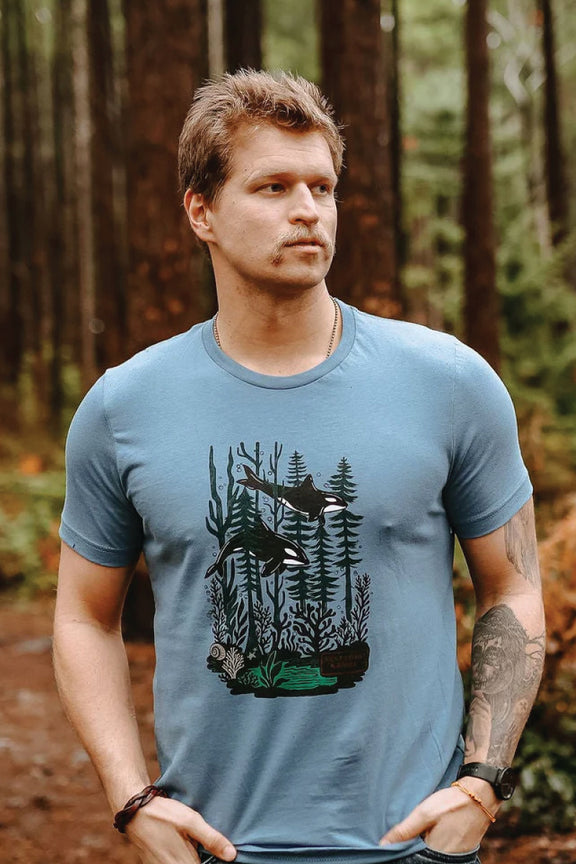 West Coast Karma Unisex Orca Forest Tee | Below The Belt – Below The ...