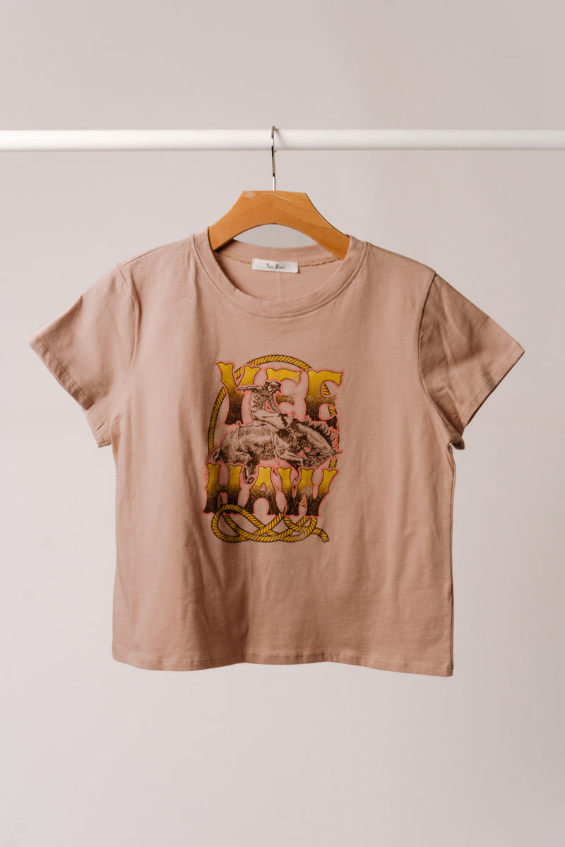 TRES BIEN Women's Yee Haw Cowboy Tee | Below The Belt – Below The Belt ...